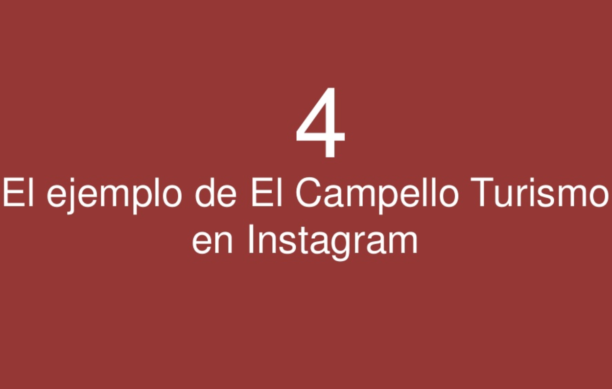 Estrategia de un destino turístico en Instagram - La Web de Mayte Vañó